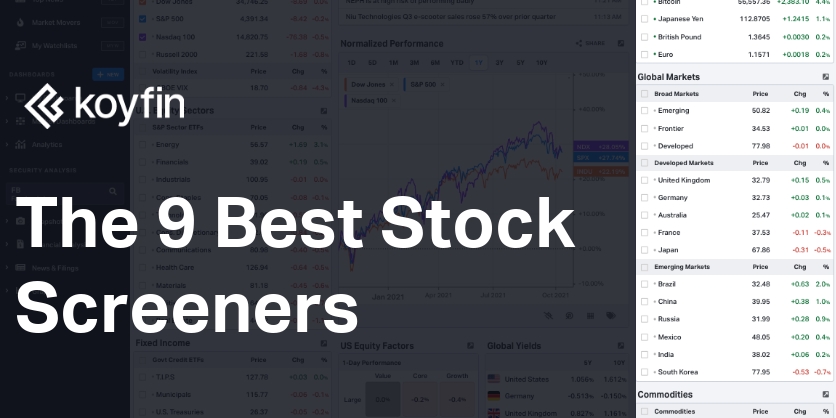 8 Best Stock Screeners of 2026